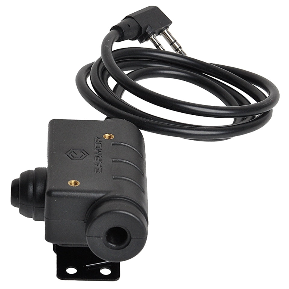 EARMOR M52 PTT Adapter Push To Talk for Airsoft Earmor MSA Sordin/3M ...